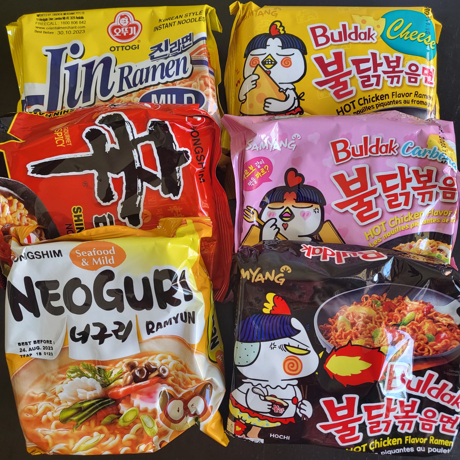 Ramen and Buldak Noodles Mystery Snack Box - Includes FREE Snacks ...