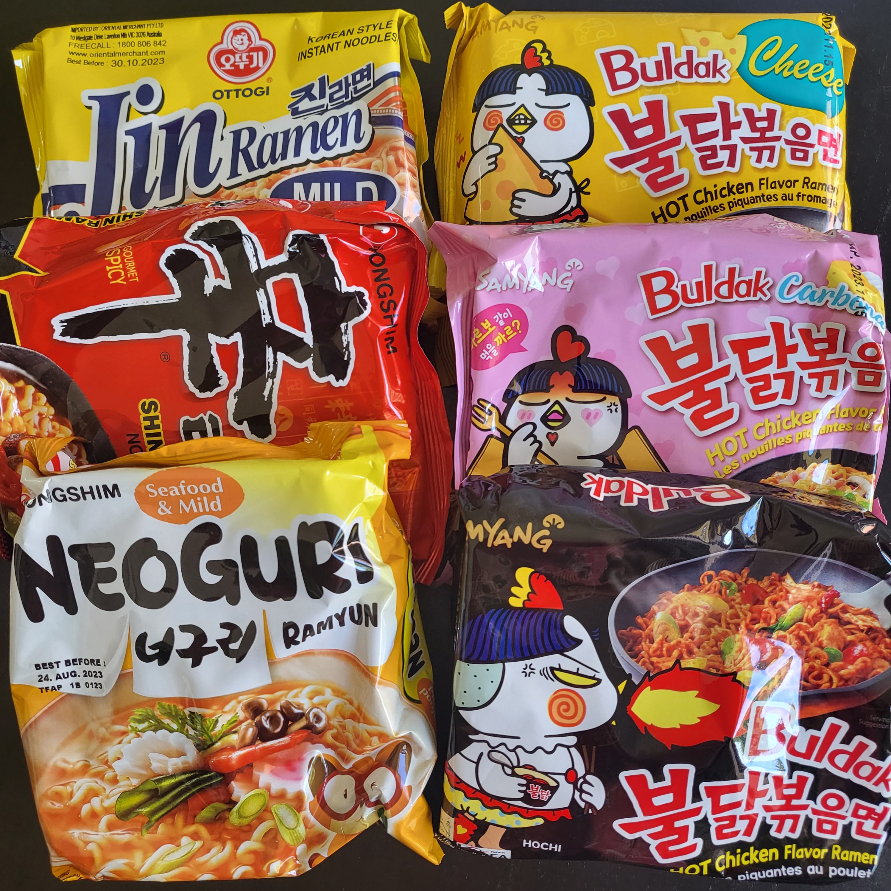Ramen and Buldak Noodles Mystery Snack Box - Includes FREE Snacks ...
