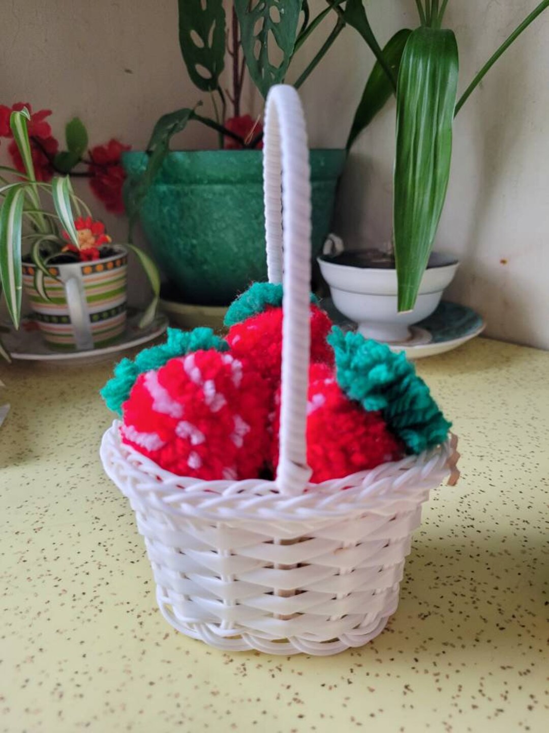 DIY Strawberries Craft Kit. Kids, Teens, Travel, Fruit, Basket - Etsy