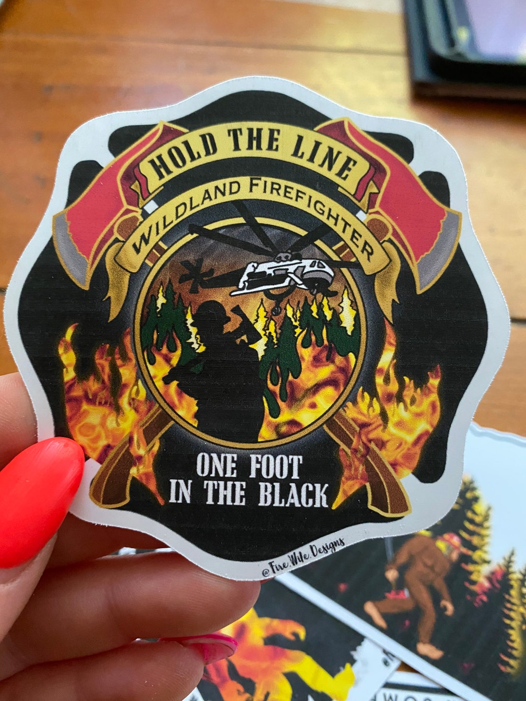 Wildland Firefighter Sticker - Etsy