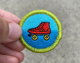Roller Skate Badge - Etsy