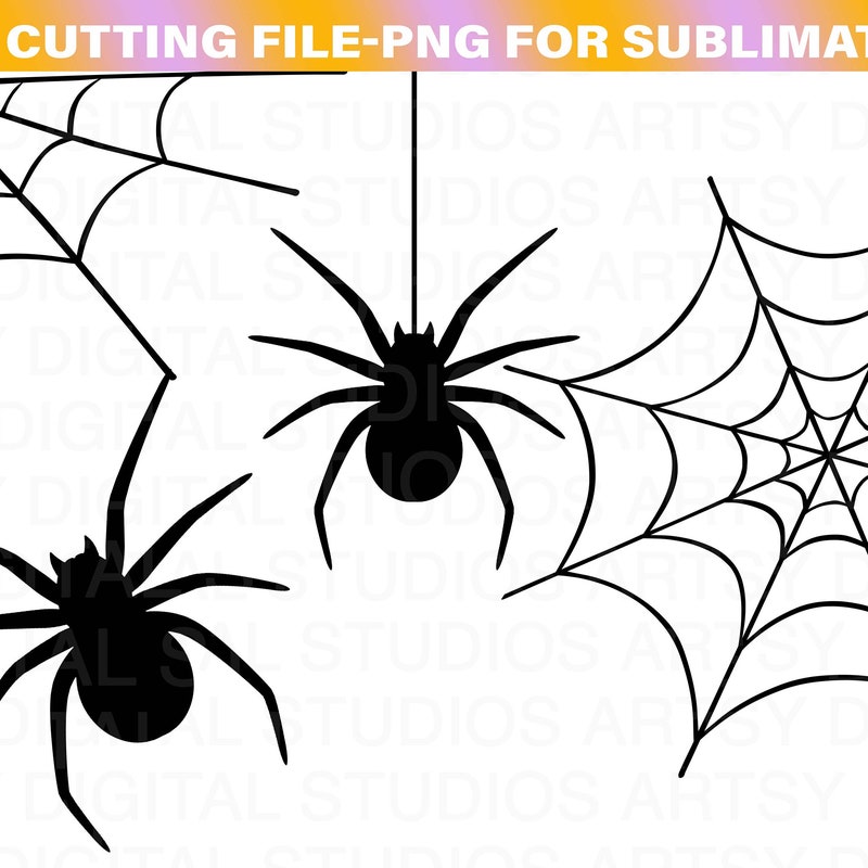 Spider Web Svg - Etsy