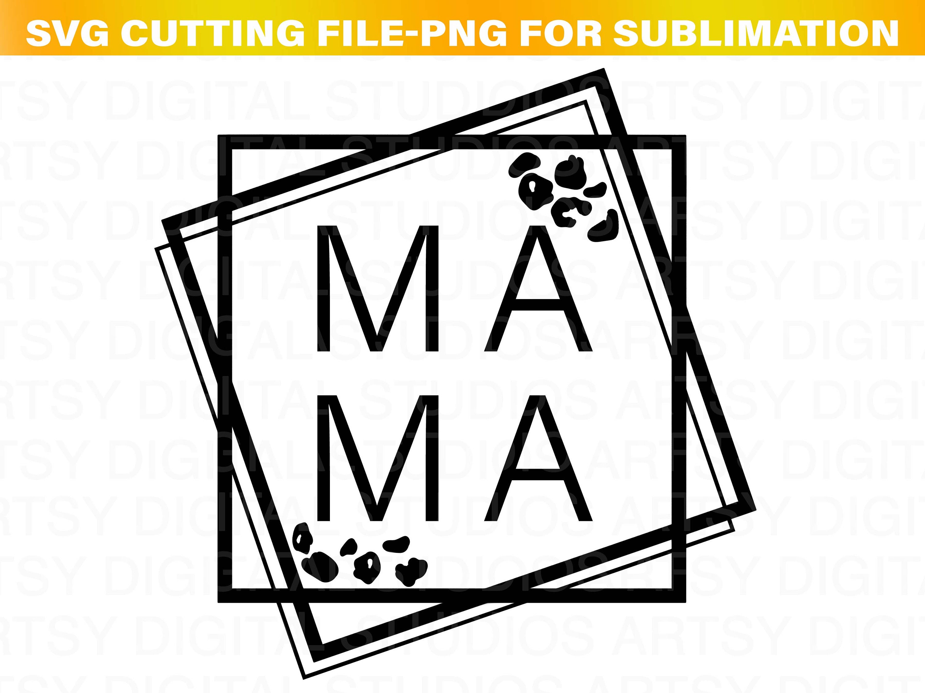 Mama Svg Mom Svg Mom Life Svg Mama Square Svg Mama Shirt - Etsy