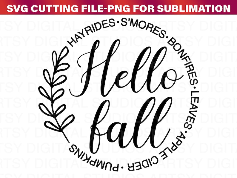Hello Fall Svg Fall Svg Welcome Svg Smores Svg Autumn - Etsy