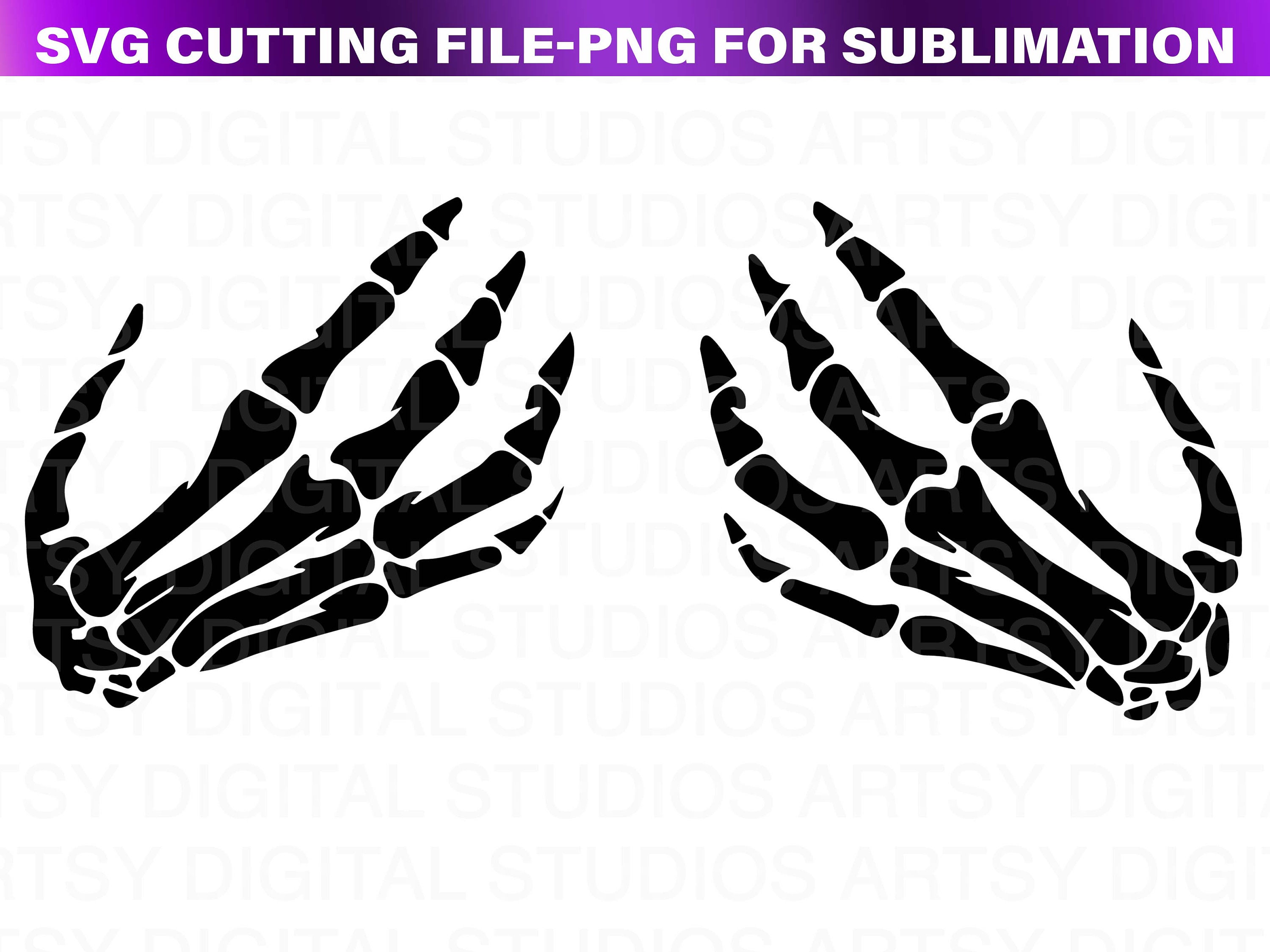 Skeleton Hands Svg Skeleton Svg Skull Skeleton Hand - Etsy