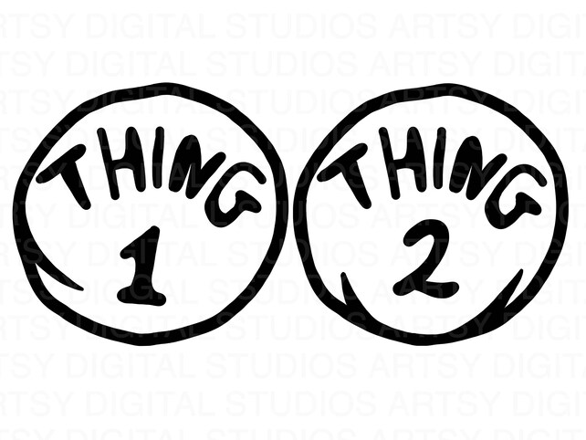 Thing 2 Costume - Etsy