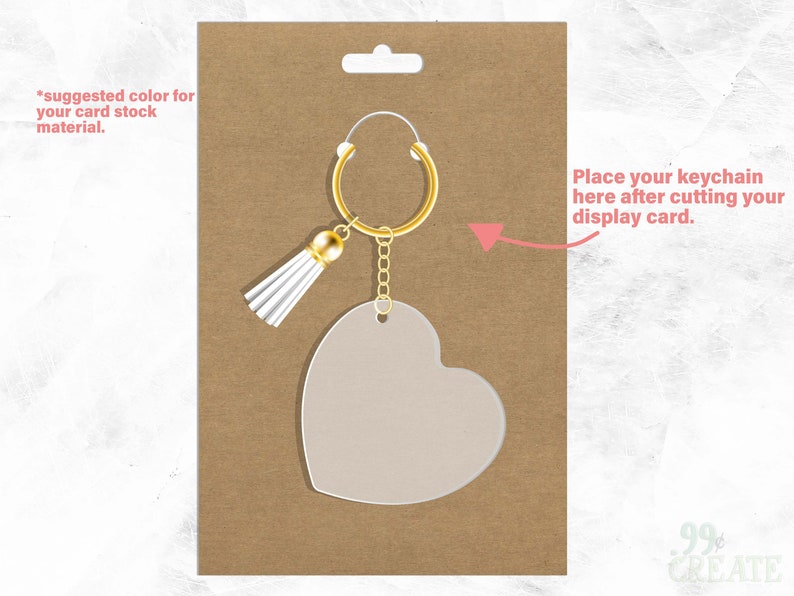 Keyring Display Card Svg Bundle PNG SVG Cricut Svg - Etsy