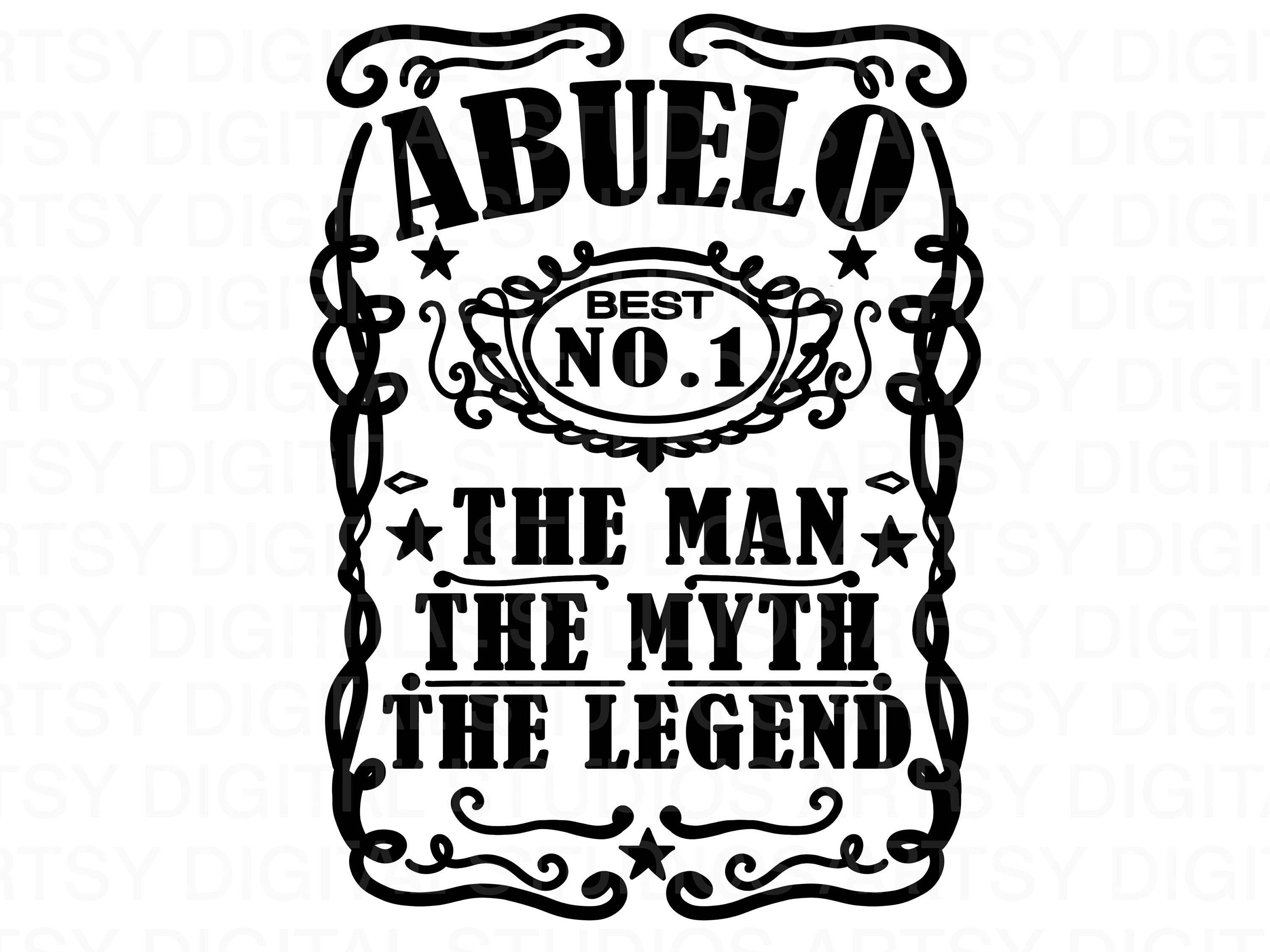 Abuelo SVG Abuelofathers Day Svg Happy Fathers Day Best - Etsy