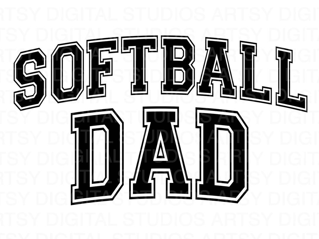 Softball Dad SVG PNG: Father's Day Clipart (digital Download) - Etsy