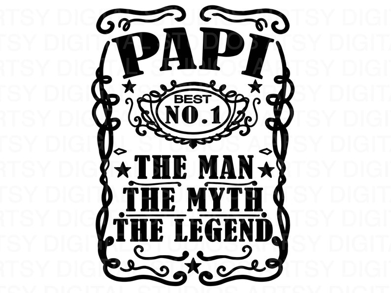 Papi SVG Papi Fathers Day Svg Happy Fathers Day Best Dad - Etsy