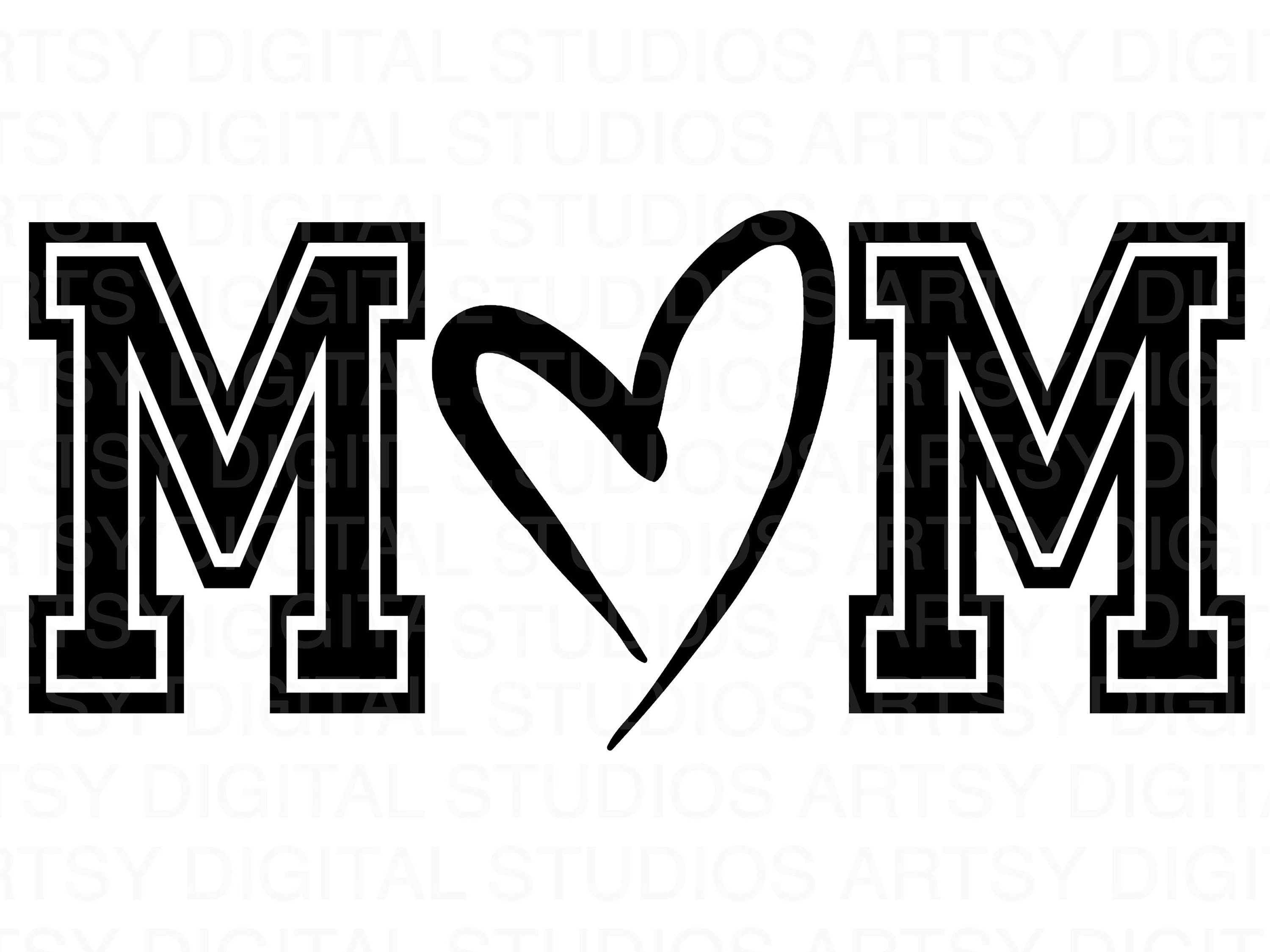 Mom Heart, Instant Digital Download, Svg, Png, Gift Idea, Mother's Day ...