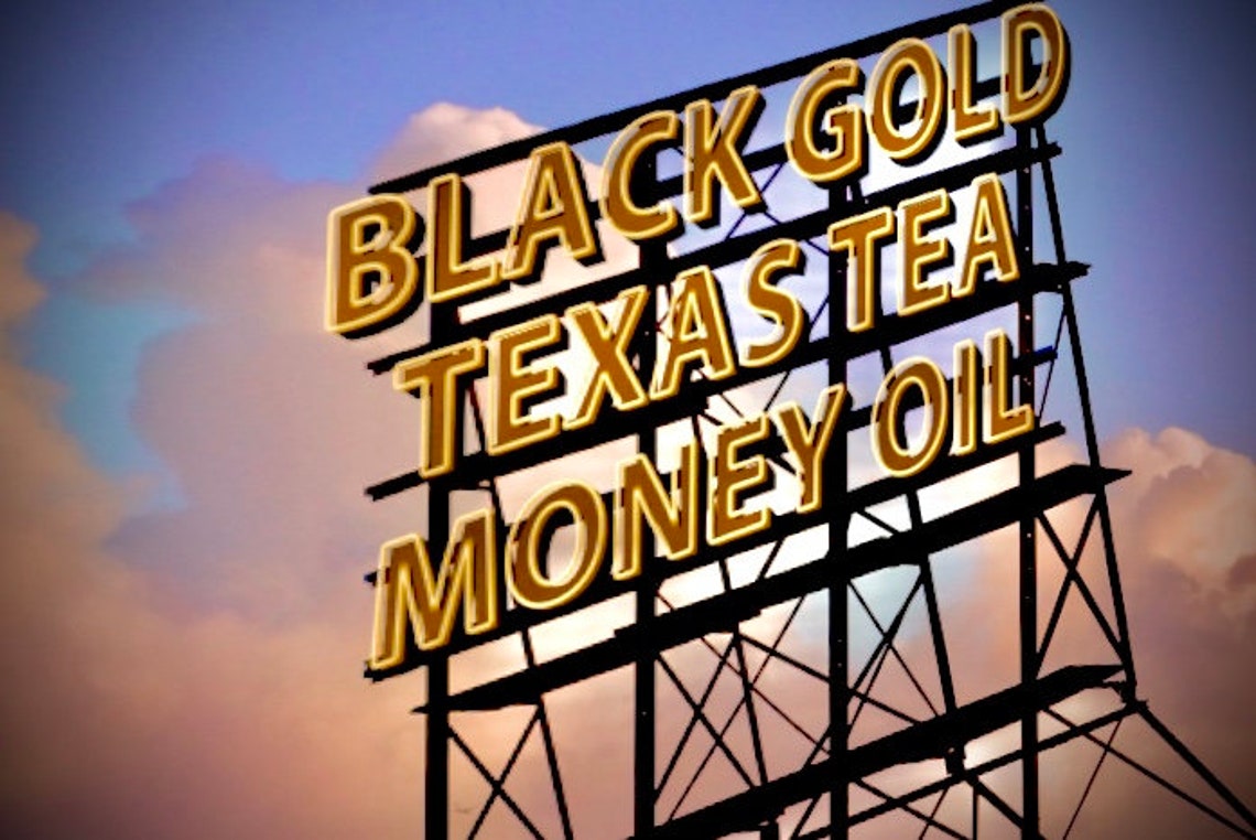 Black Gold Texas Tea Money Oil Wealth Prosperity Conjure | Etsy