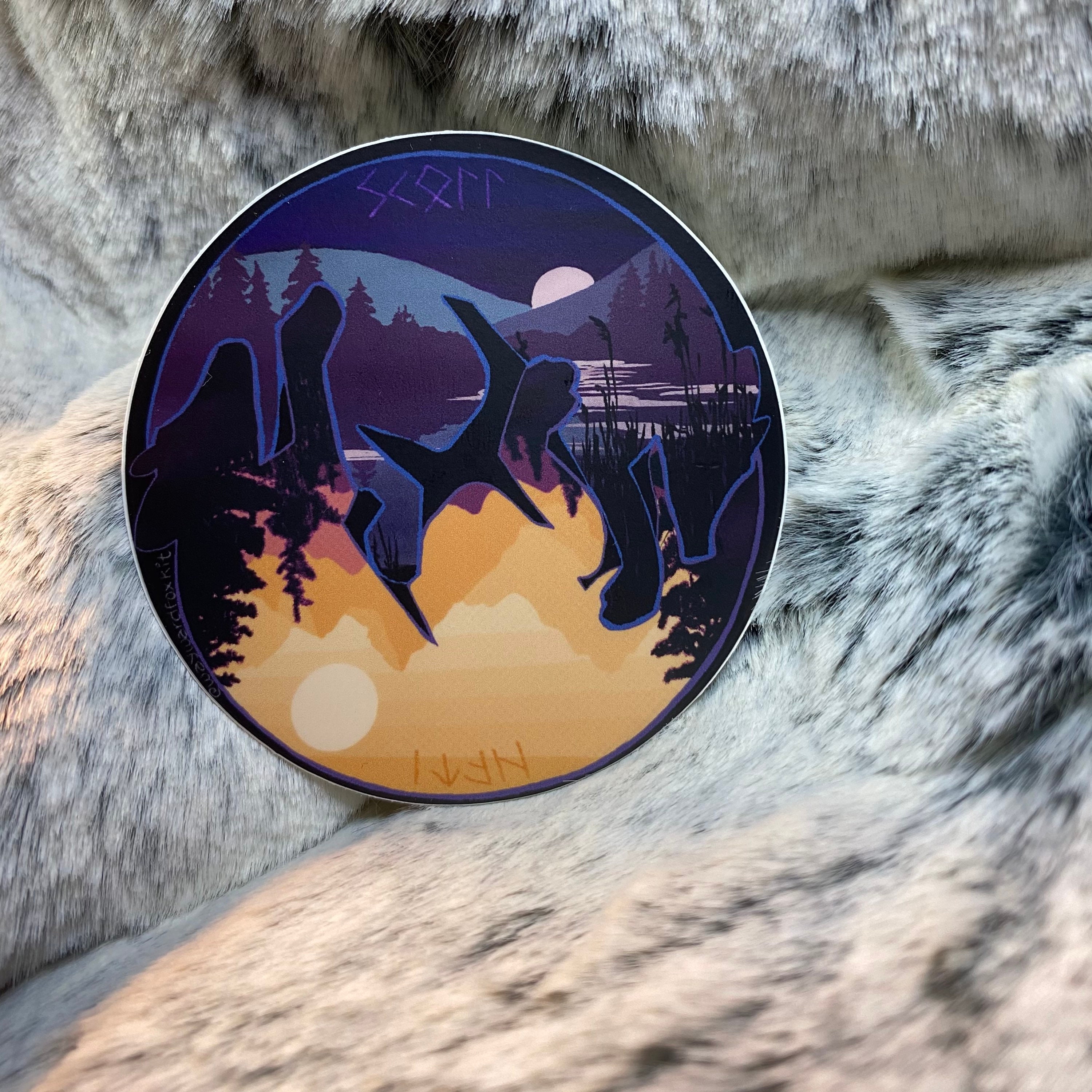 Skoll Hati And Fenrir