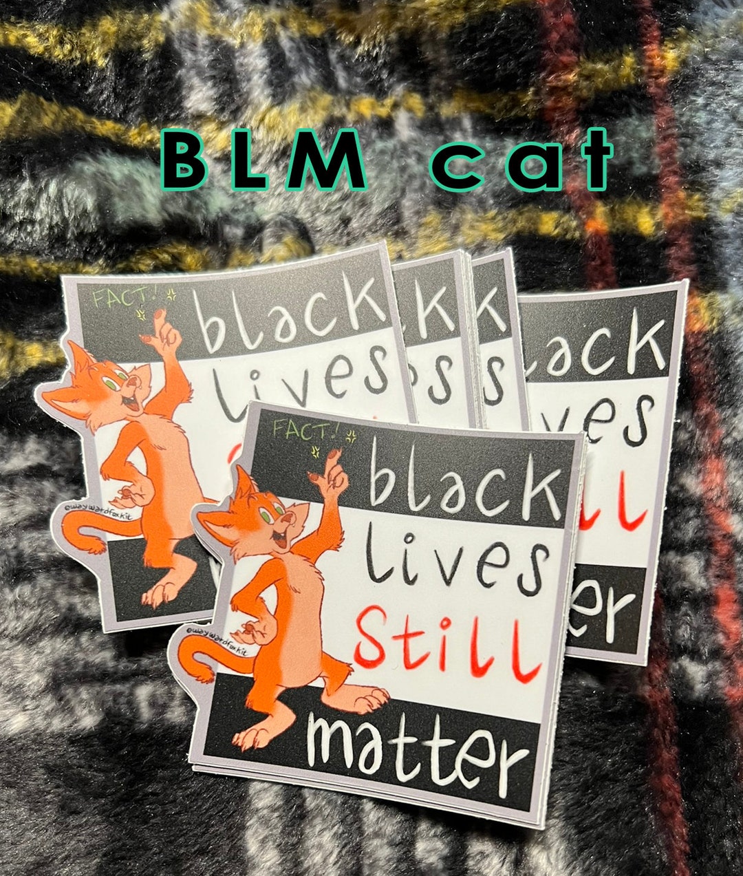 BLM Black Lives Matter Anti-racism Social Justice Vinyl Stickers ASL ...