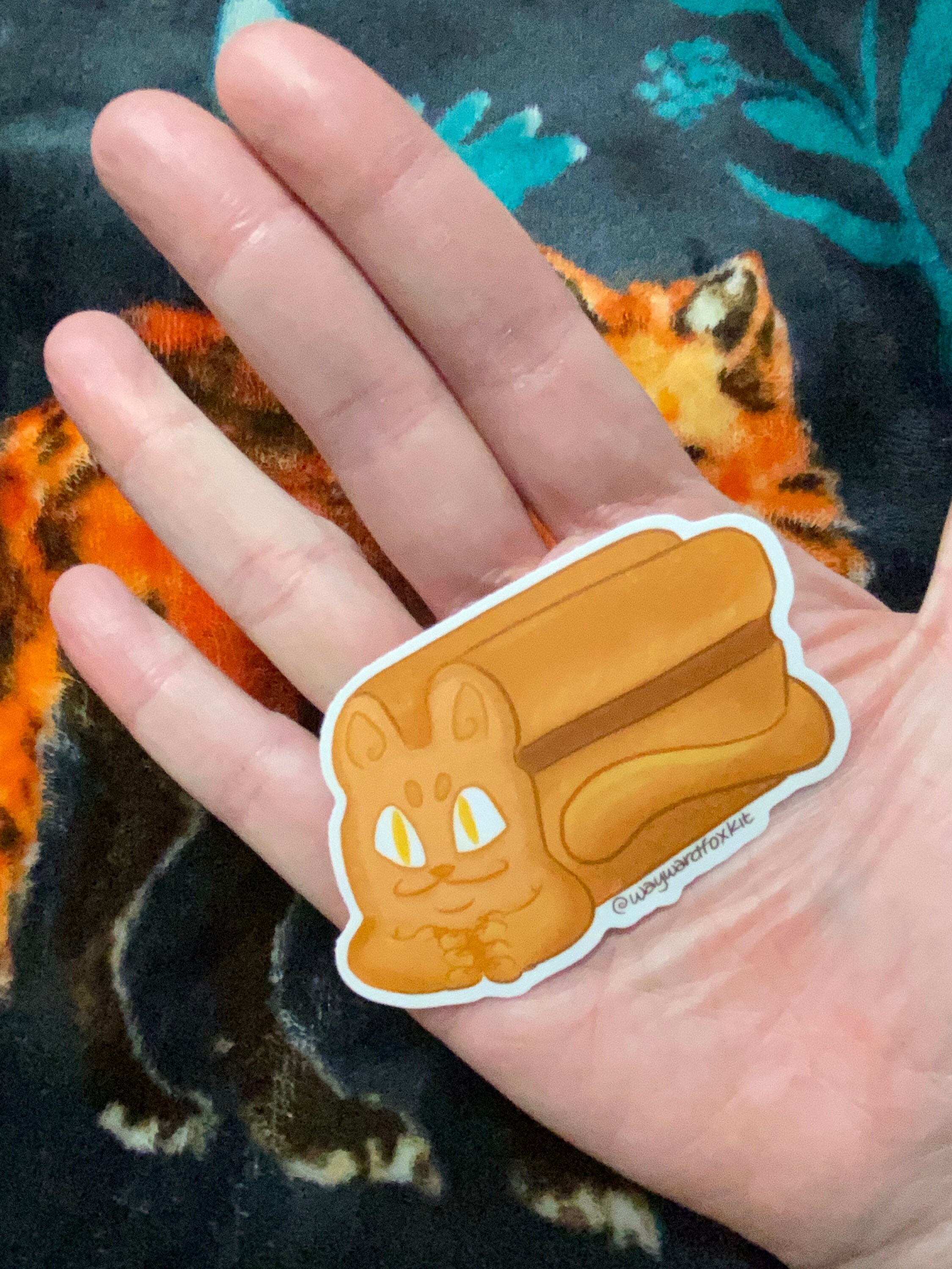 Cat Loaf cute cat food themed vinyl 3 sticker | Etsy