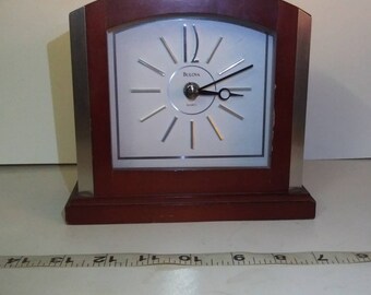 Bulova Table Clock - Etsy