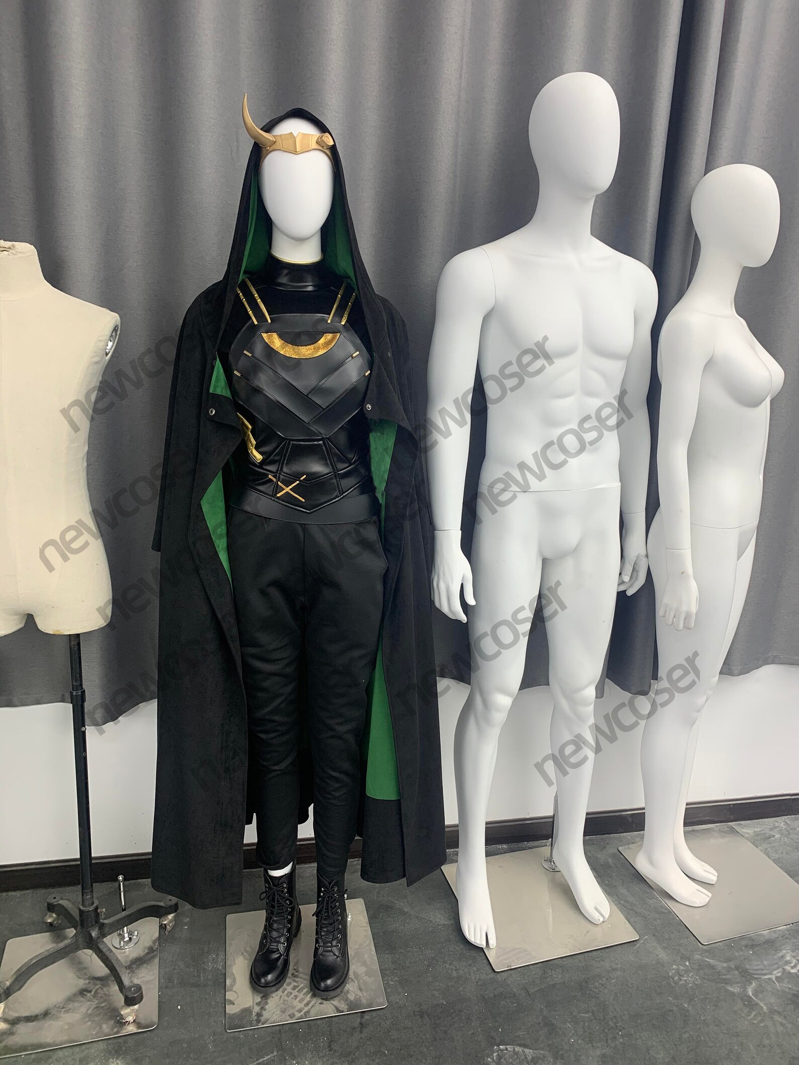 Lady Loki Cosplay Sylvie Costume Women Outfit Pu Leather Top Etsy