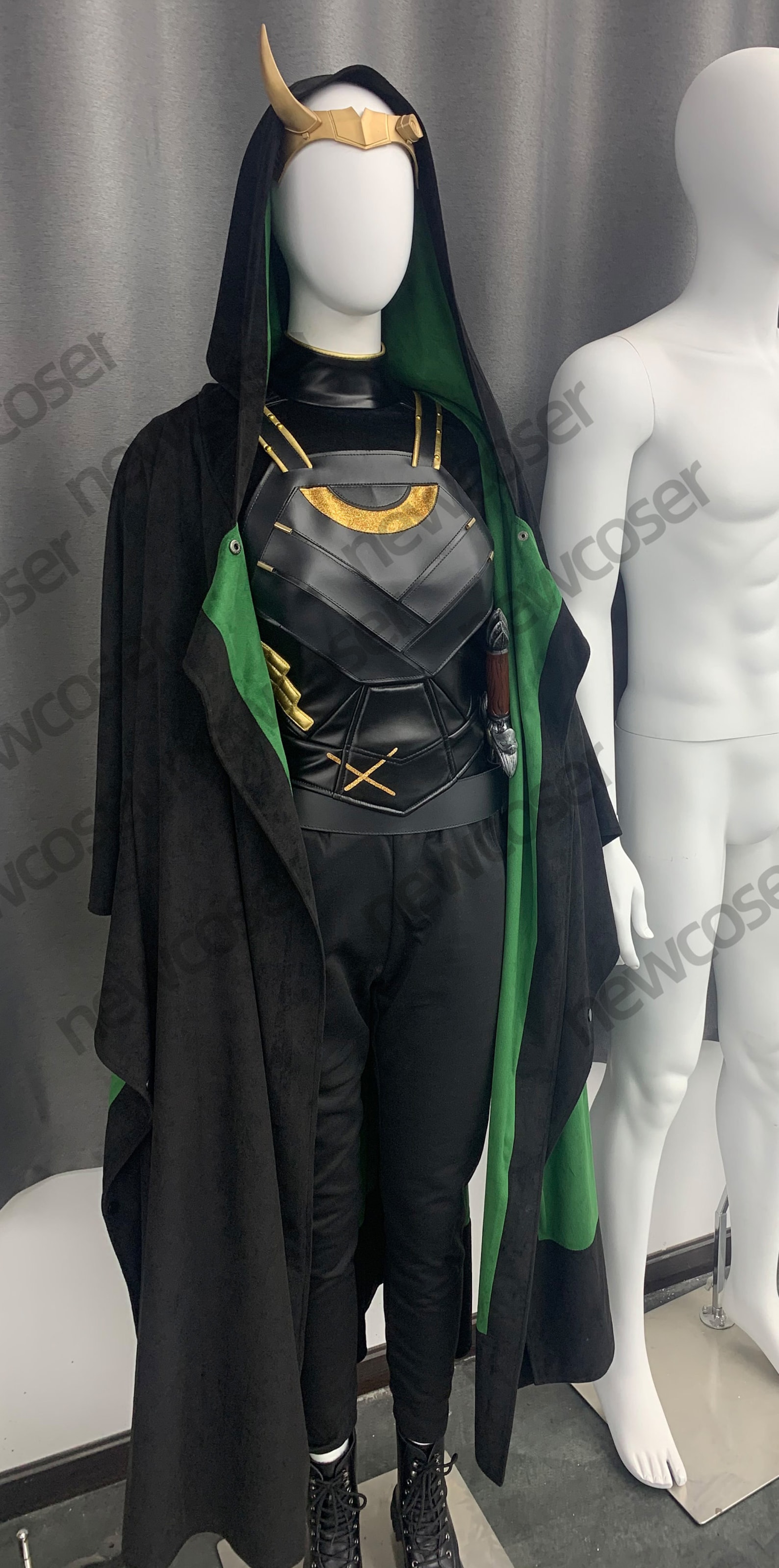 Lady Loki Cosplay Sylvie Costume Women Outfit Pu Leather Top Etsy