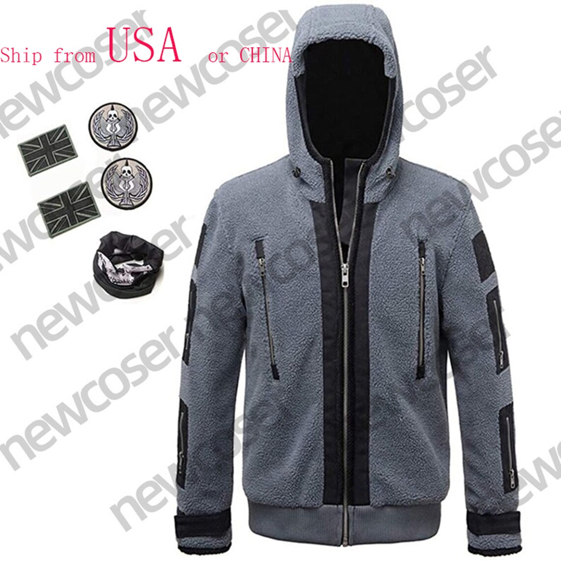 Call of Duty Cosplay Costume Jacket Ghost Battle Suit Coat | Etsy