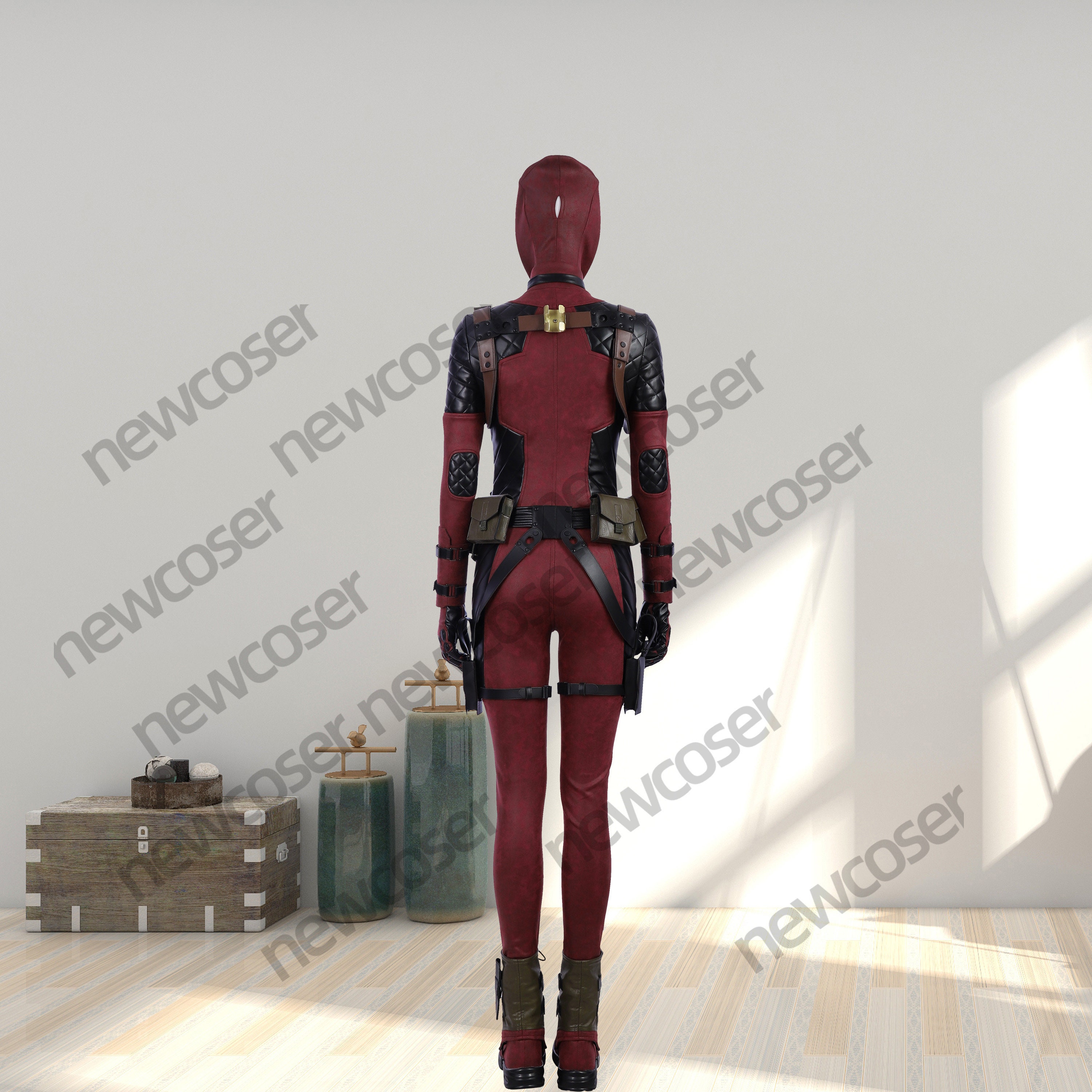 Ladypool Cosplay Kostüm Damen Deadpool Kostüm Female Wade | Etsy