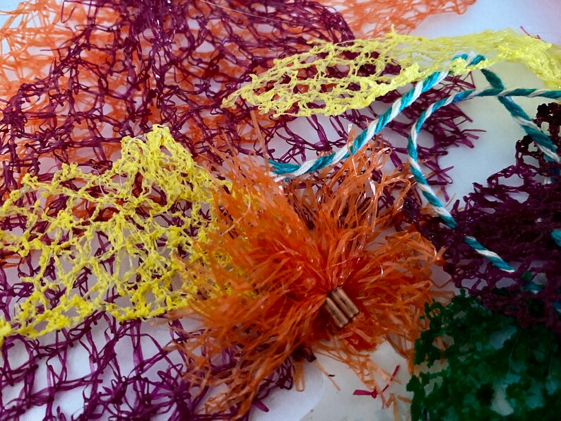 Nets, Upcycled Art, Unique Art, Sustainable Gift, Plastic Fusion ...