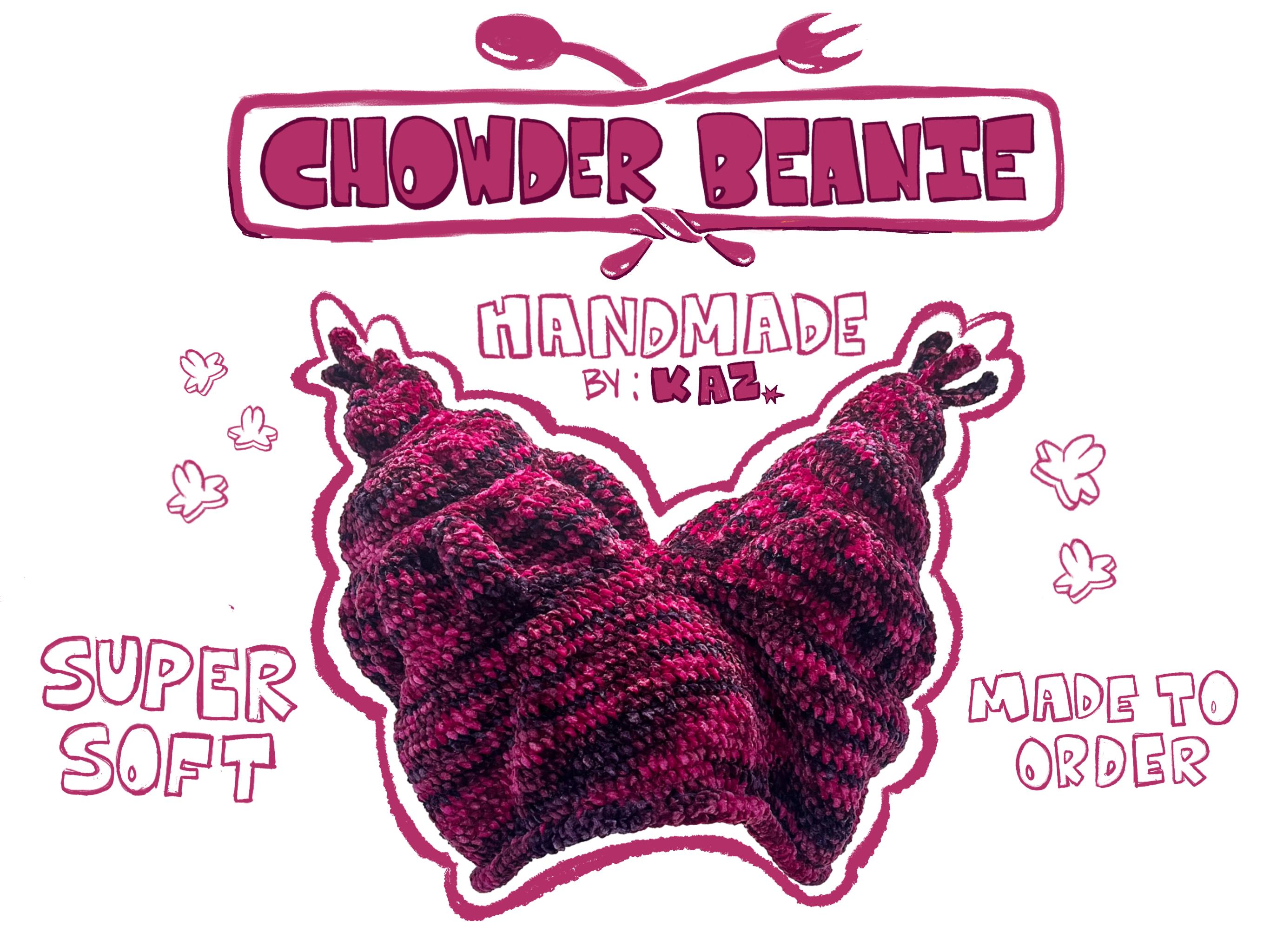 Chowder Hat, Crochet Hat, Cartoon Cosplay - Etsy