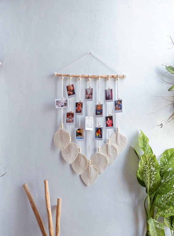 Wall hanging with photos store