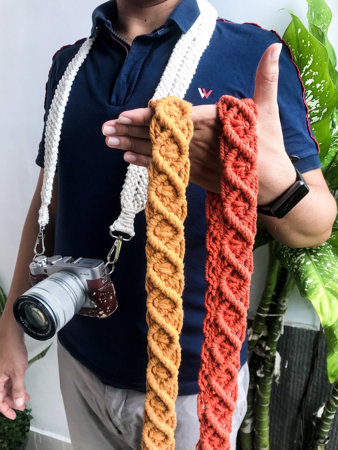 Macrame Camera Strap Custom Camera Accessories Photographer | Etsy