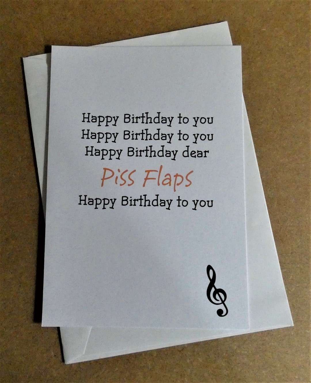 Funny Happy Birthday Card Happy Birthday Piss Flaps - Etsy