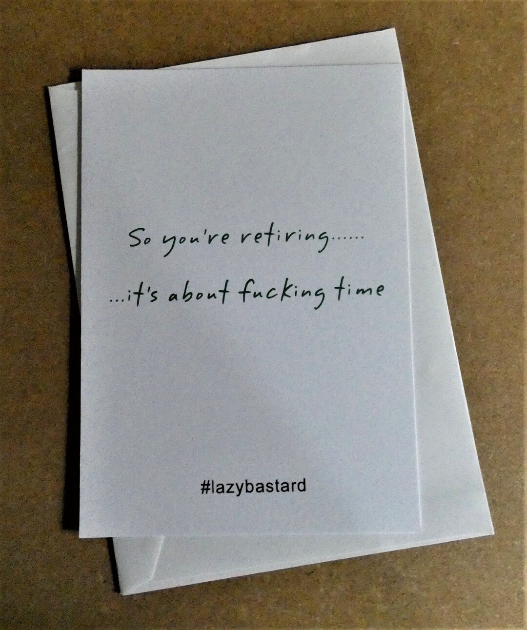 Funny Sarcastic Retirement Greetings Card - so You're Retiring - Etsy UK