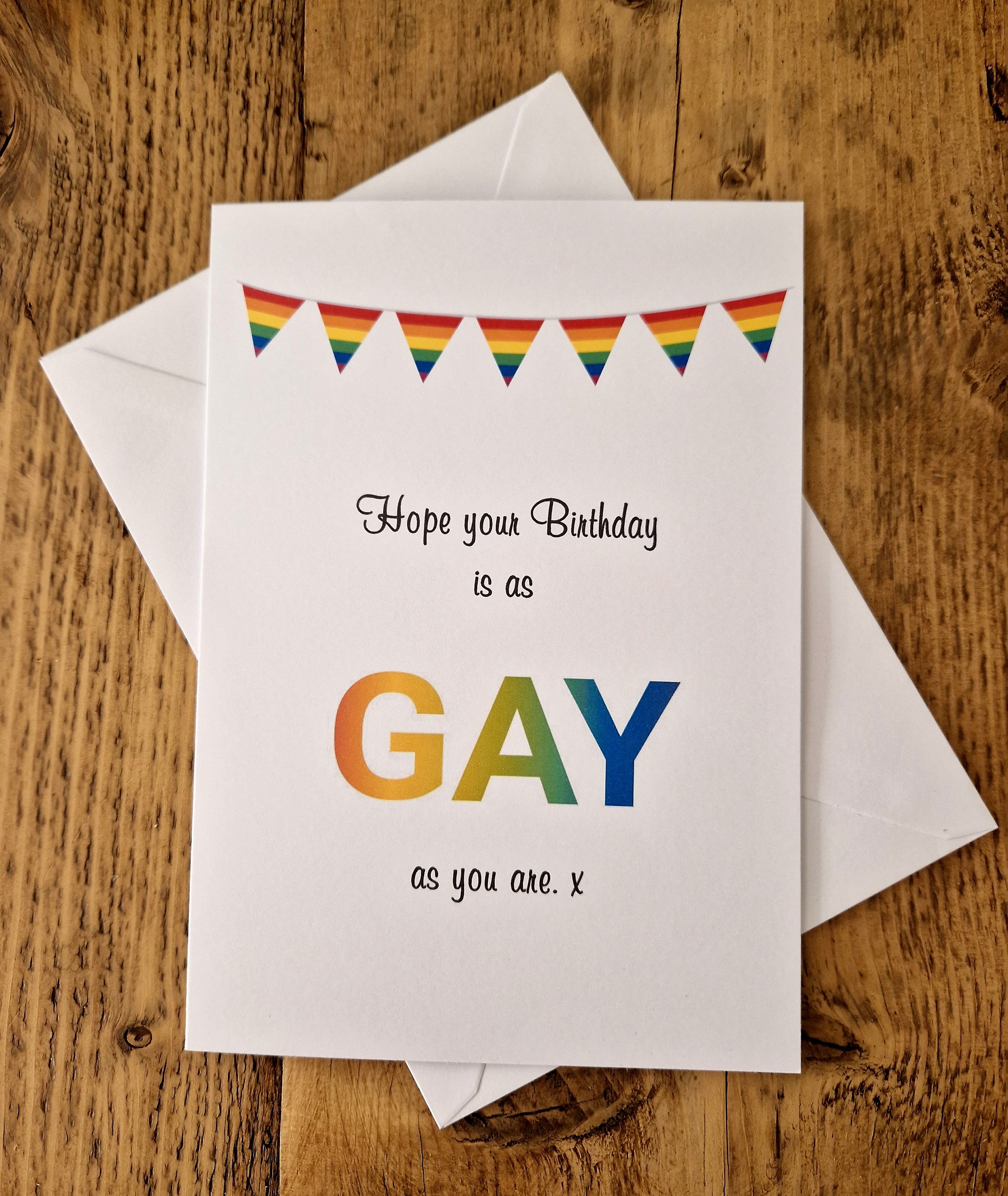 Gay Birthday Card - Happy Birthday Card - LGBT Birthday Card - Gay ...