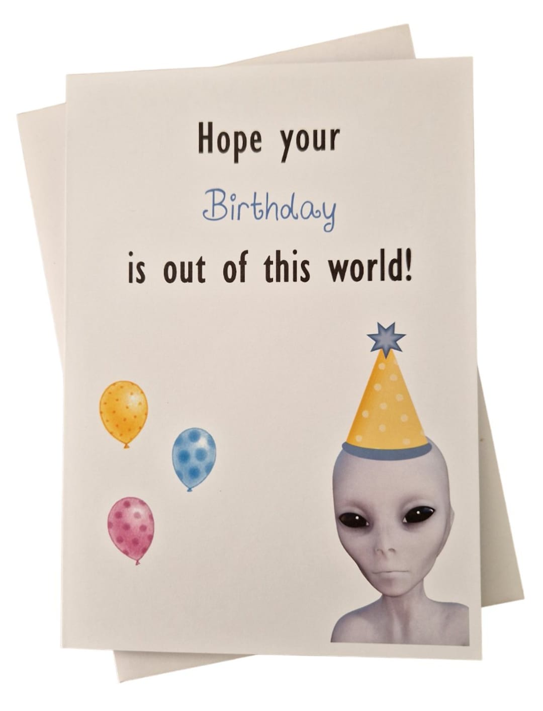 Funny Alien Birthday Card Hope Your Birthday is Out of This World ...