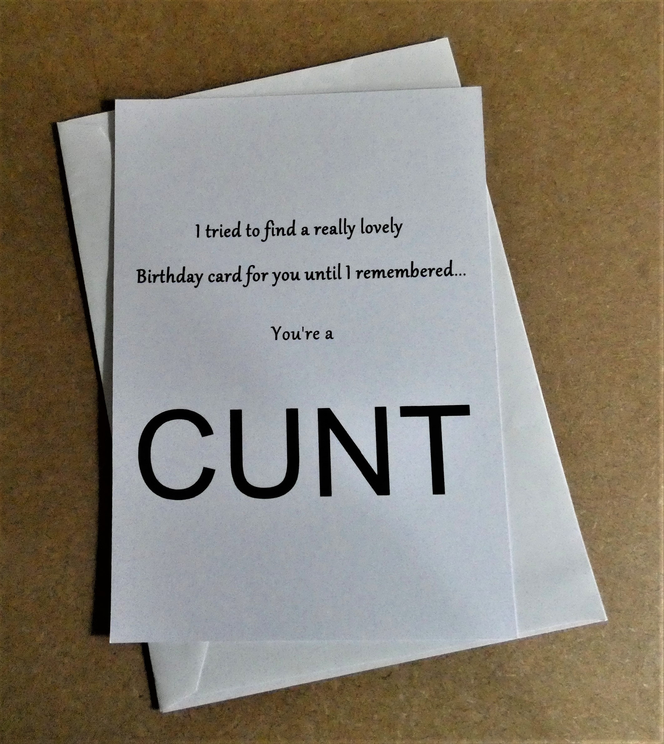 Funny Rude Offensive Birthday Card Adult Humour Birthday Card - Etsy UK