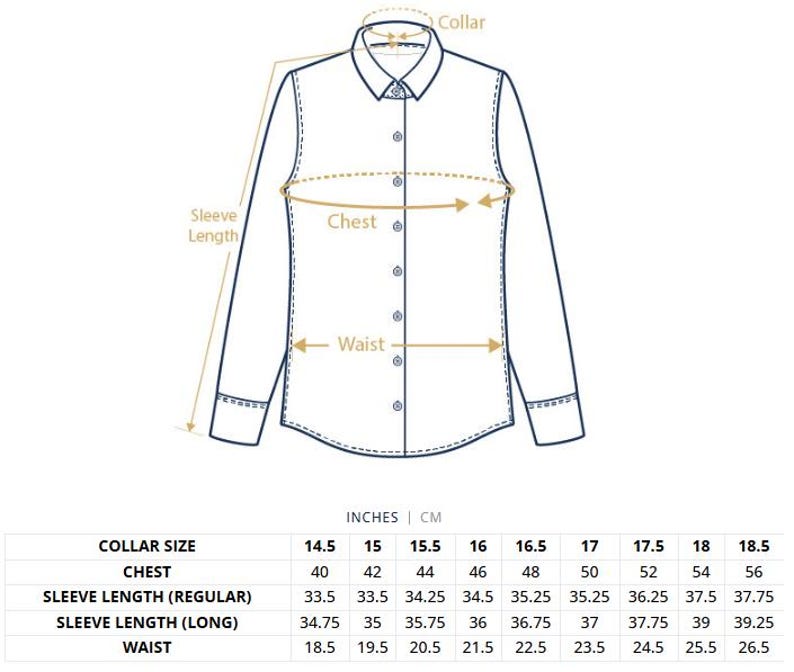 Easy Iron Olive Dress Shirt | Extra Wide Collar Long Sleeve Dress ...