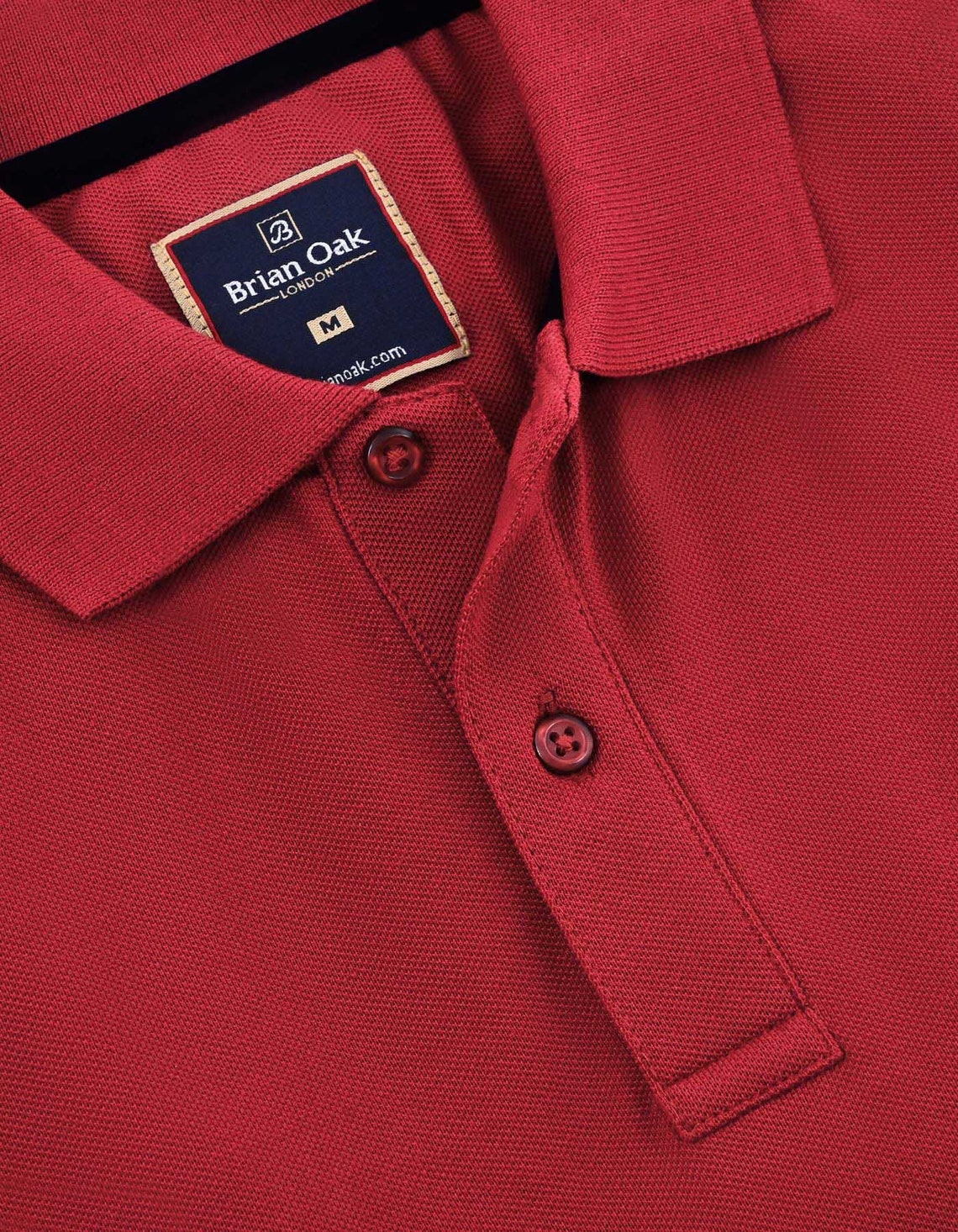 Men's Red Pique Plain Polo | Men's Premium Polo - Etsy