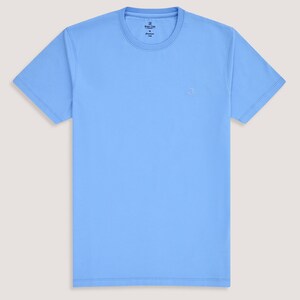 Men's Sky Blue Premium Cotton T-shirt - Etsy