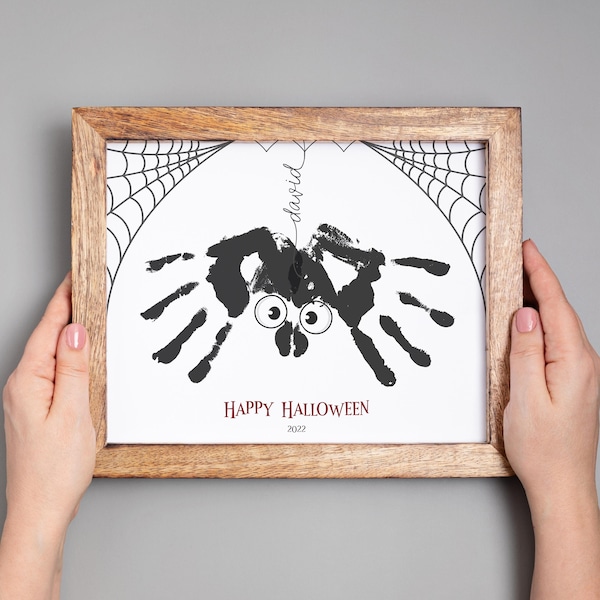 Halloween Handprint Craft - Etsy