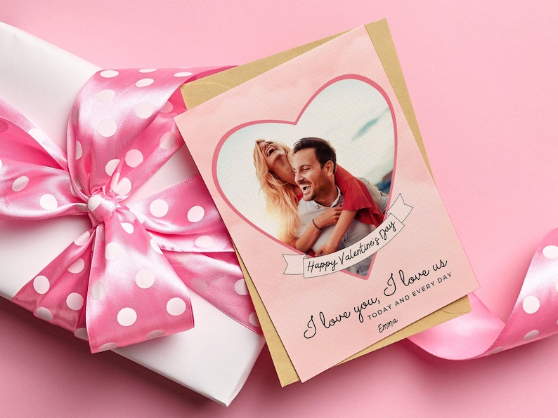 Editable Valentine Card Template. Printable Valentines Day - Etsy