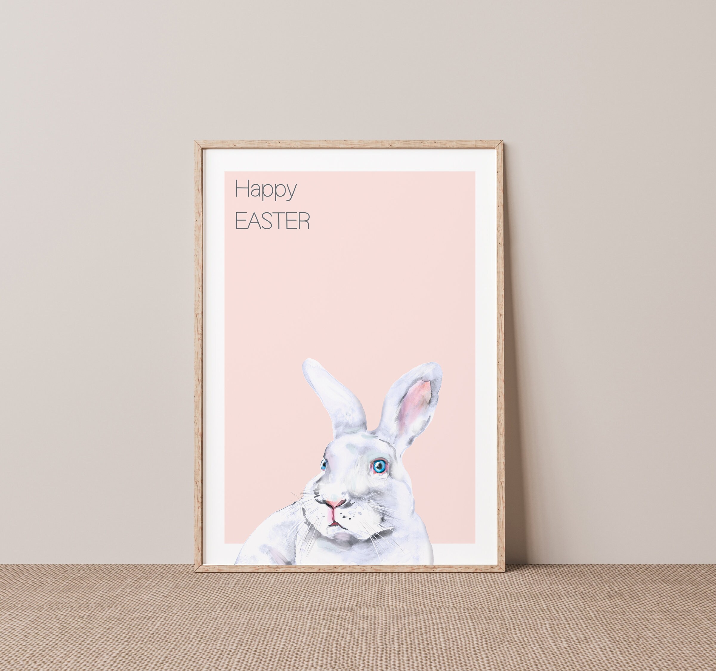 Easter Bunny Printable Gallery Wall Set. Printable Easter - Etsy