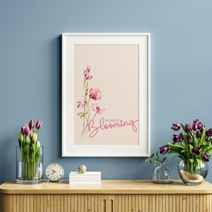 Pastel Pink Spring Printable Gallery Wall Set. Printable Spring Decor ...