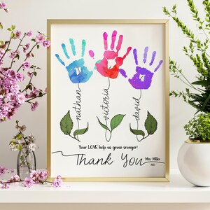 Custom Teacher Thank You Gift Printable Digital Download. Personalized ...