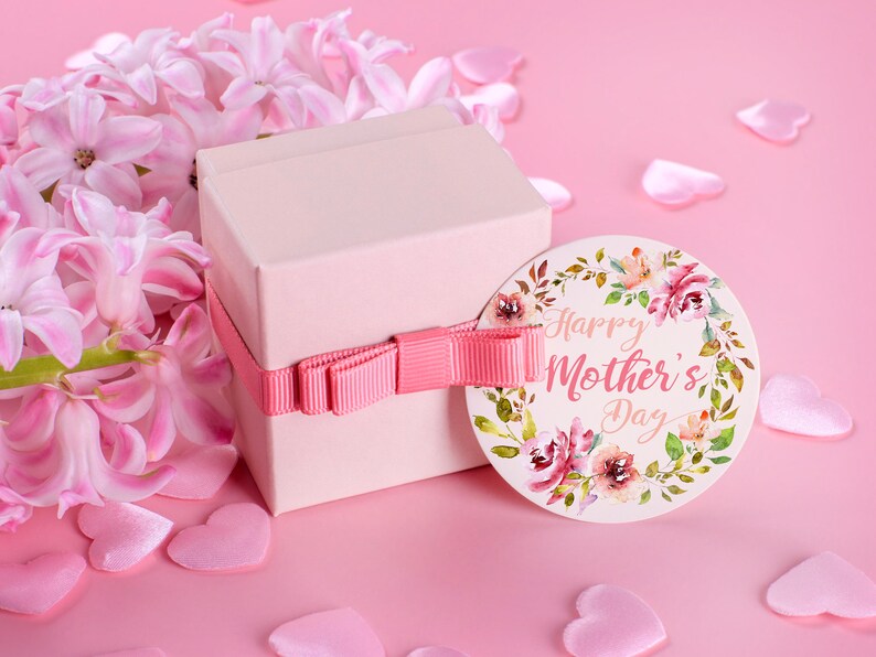 Printable Mothers Day Gift Tags Instant Download. Round | Etsy