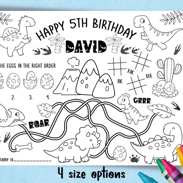 Dino Birthday Party - Etsy