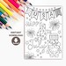 Printable 4th of July Gnome Coloring Card and Coloring Page for Kids ...