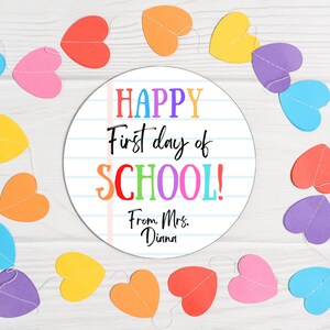 Back to School Tags Editable Template. Printable Back to School Teacher ...