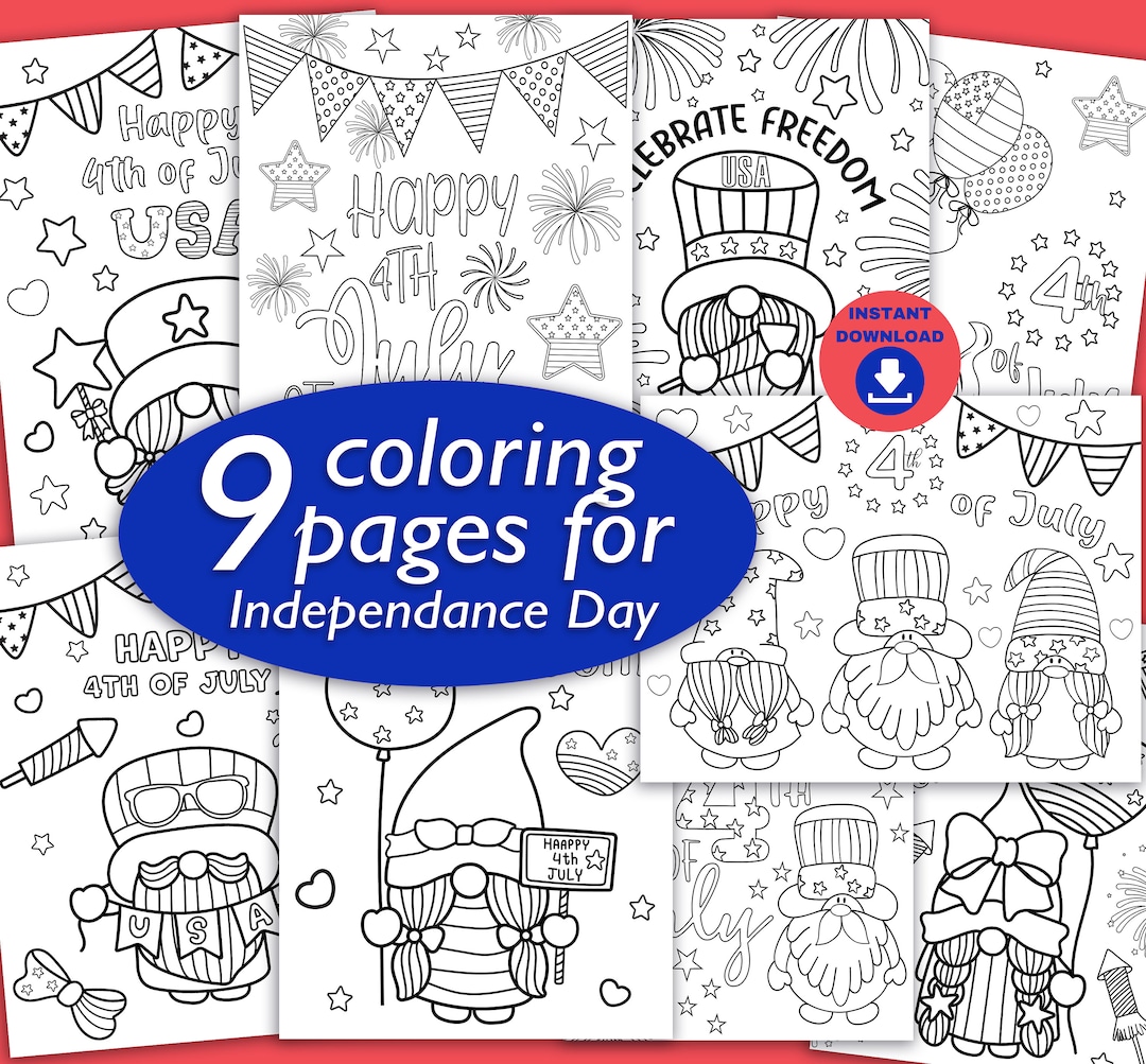 9 Printable Memorial Day Coloring Pages for Kids. 4th of July Coloring ...