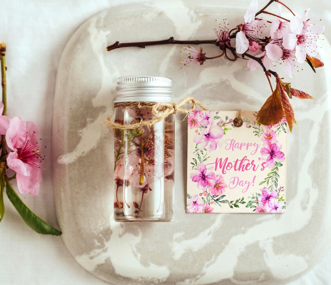 Printable Mothers Day Gift Tags Instant Download. Round and | Etsy