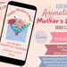 Animated Mother's Day Card Template. Editable Mothers Day Video Card ...