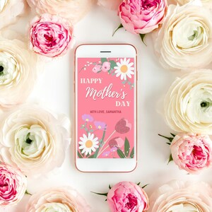 Editable Animated Mother's Day Card Template. Mothers Day Video Card ...