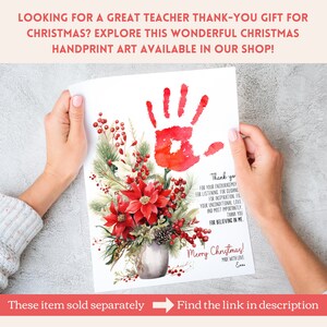 Teacher Appreciation Gift Handprint Art Instant Download. Printable ...